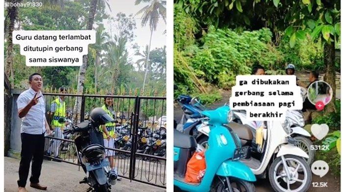 Viral Video Guru Terlambat Dihukum Menunggu di Luar Pagar, Ternyata ini ...