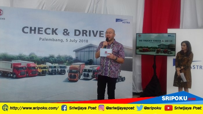 UD Trucks Gelar Check and Drive Truk Quester di Palembang - Sripoku.com