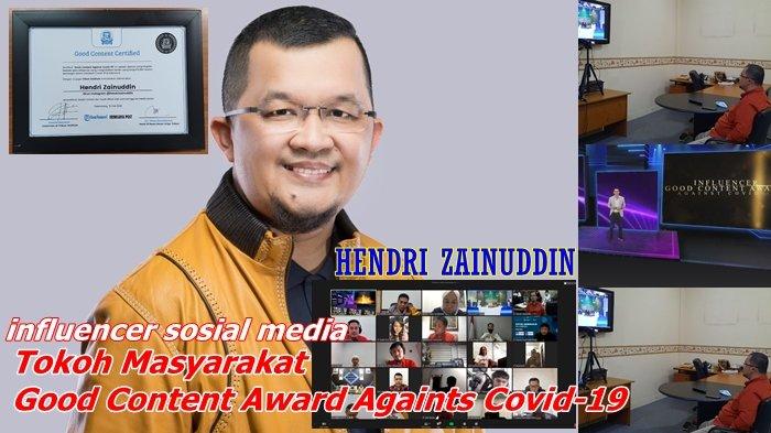 Hendri Zainuddin Makin Terpacu Raih Penghargaan Tokoh Masyarakat Good ...