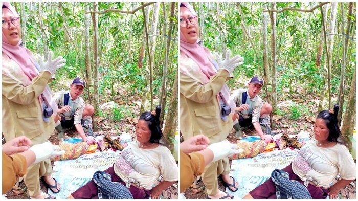 Kisah Anggota Polres Mura Bantu Seorang Ibu Melahirkan di Kebun Karet, Langsung Hubungi Tenaga ...