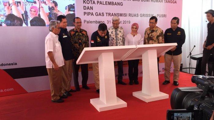 Menteri ESDM Ignatius Jonan Resmikan Transmisi Grissik-PUSRI (GrisPus ...