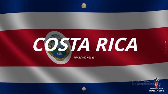 Profil Lengkap Negara Peserta Piala Dunia 2018 Grup E, Kosta rika ...