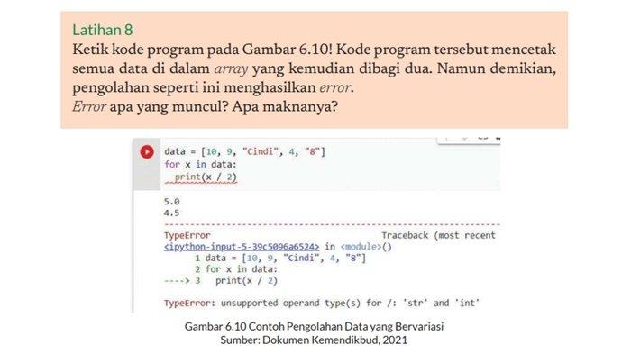 Kunci Jawaban Informatika Kelas 10 SMA Halaman 120 Kurikulum Merdeka Terbaru, Latihan 8 Uji ...