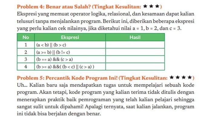 Kunci Jawaban Informatika Kelas 10 SMA halaman 170 Semester 2 Kurikulum ...