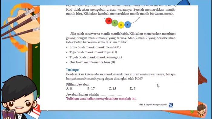 Kunci Jawaban Informatika Kelas 7 SMP/MTs Halaman 29 Semester 1 Tahun 2023 Kurikulum Merdeka ...