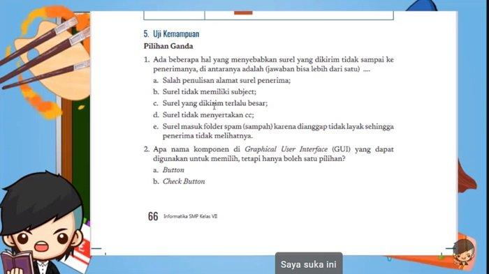 Kunci Jawaban Informatika Kelas 7 SMP/MTs Halaman 66-67 Semester 1 Tahun 2023, Kurikulum Merdeka ...