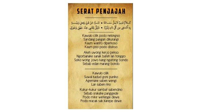 Lirik Lagu Serat Penjajah Lengkap Terjemahan, Lagu Bahasa Jawa Viral ...