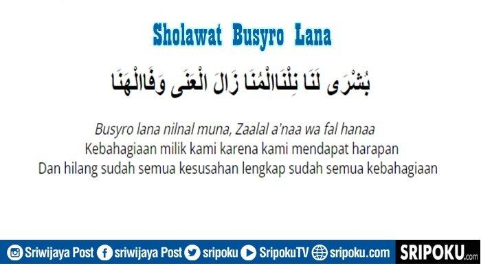 Lirik Sholawat Busyro Lana Viral di TikTok Lengkap Arab, Latin dan Arti ...