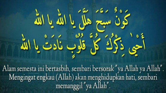 Lirik Sholawat Dzikrullah, Lagu Religi Populer Berisi Pujian pada Allah ...