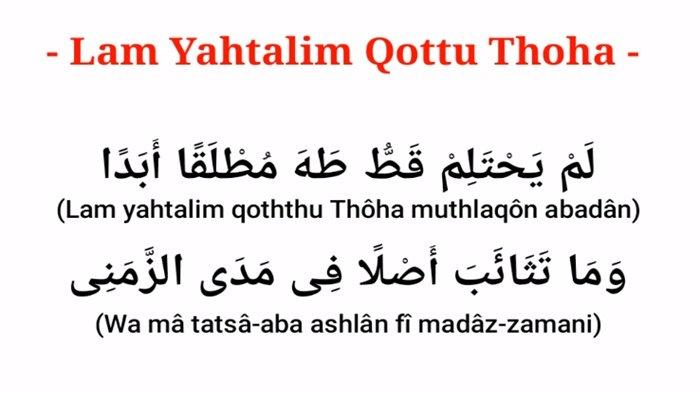 Lirik Sholawat Lam Yahtalim Qottu Thoha Lengkap Arab, Latin, Arti Berisi Keistimewaan Rasulullah ...