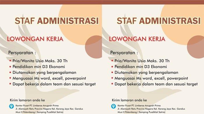 Lowongan Kerja PO Bus Limbersa, Dibutuhkan Staf Administrasi, Ini ...