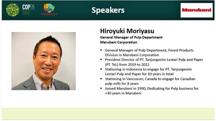 Partisipasi Marubeni Group Dalam COP28 : KTT Perubahan Iklim PBB/UNFCCC ...