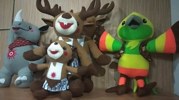 Maskot Asian Games 2018 Mulai Warnai Pertokoan dan Sudut-sudut Kota ...