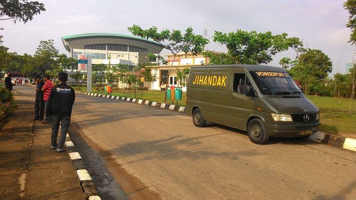 Jokowi ke Jakabaring, Mobil Jihandak Siaga di Kawasan JSC Palembang ...