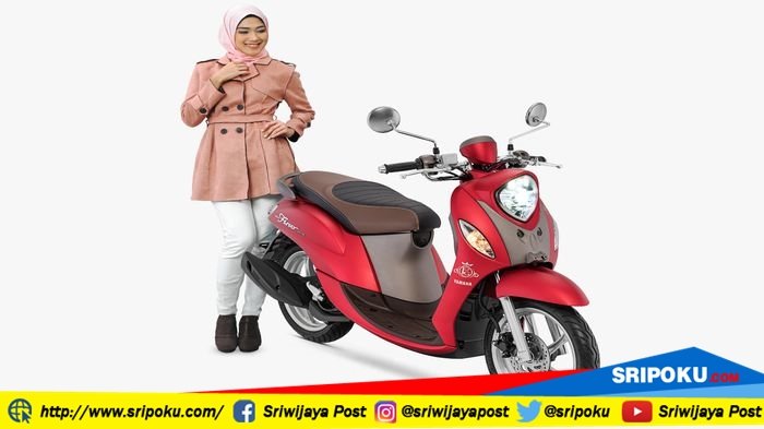 Yamaha Fino Hadirkan Warna Baru, Merah Doff - Sripoku.com
