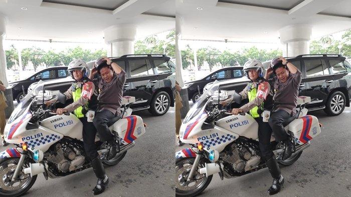 Gubernur Sumsel Herman Deru Tembus Banjir di Palembang Dengan Voorijder ...