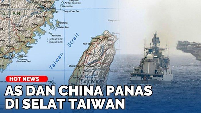Video Kapal Berpeluru Kendali Melintas di Selat Taiwan, Militer Laut ...