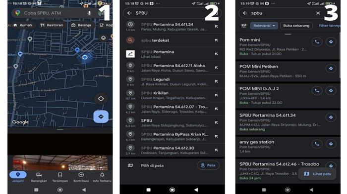Panduan Cari Lokasi ATM dan SPBU Terdekat via Google Maps Saat Mudik Lebaran 2024 - Sripoku.com