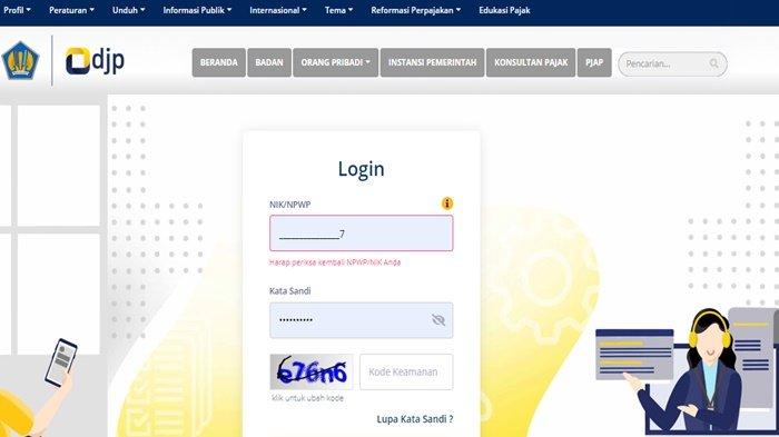 Panduan Mudah Lapor SPT Tahunan Pajak Online di Situs djponline.pajak.go.id Via HP - Sripoku.com