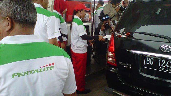 Pertalite Resmi Dipasarkan di Palembang - Sripoku.com