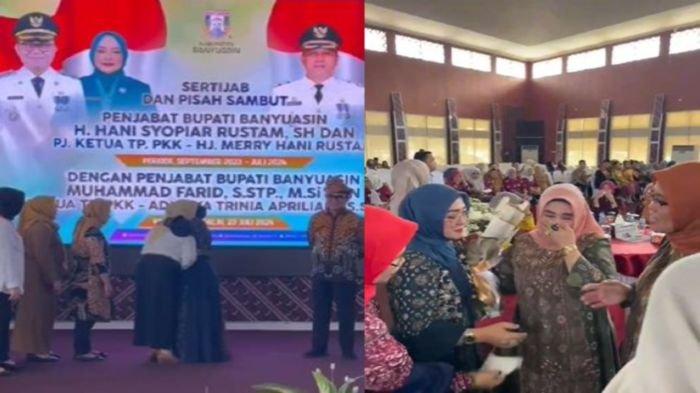 Beredar Video Isak Tangis ASN dan Pejabat Pada Acara Pisah Sambut Pj Bupati Hani S Rustam ...