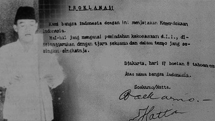Inilah Teks Proklamasi yang Dibacakan oleh Soekarno Pertama Kali, Awal ...