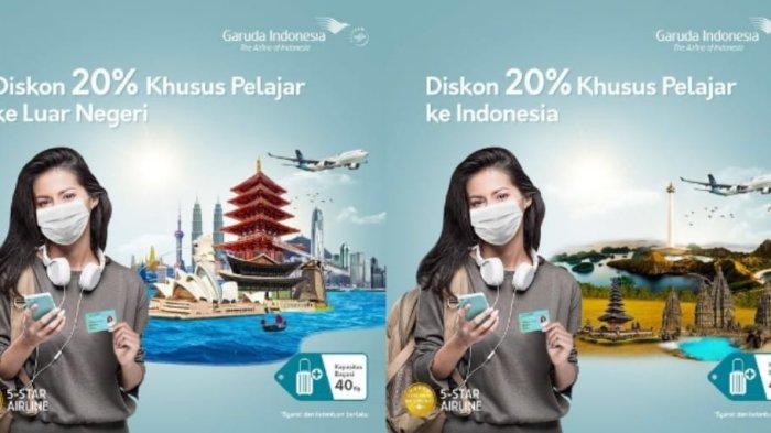 Promo Garuda Indonesia Khusus Pelajar, Diskon hingga 20 Persen Plus ...