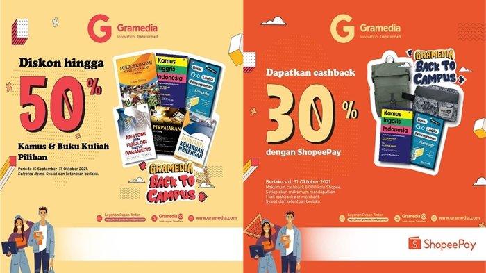 Promo Gramedia Back to Campus Diskon hingga 50 Persen Sampai 31 Oktober ...
