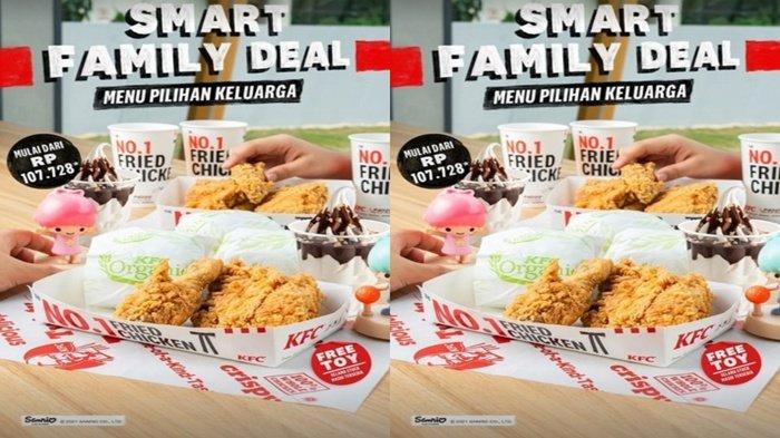 Promo KFC Smart Family Deal, Dapatkan Harga Terjangkau Mulai dari Rp107 ...