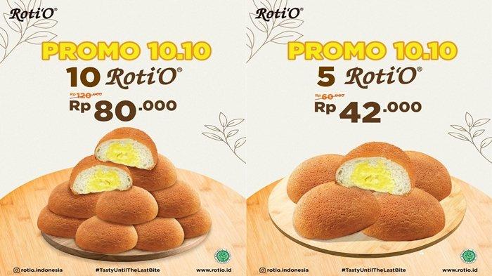Promo Roti'O di Momen 10.10, Beli 10 Roti Hanya Rp80 Ribu, Bisa Pesan ...