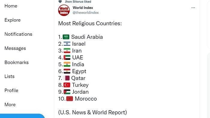 DAFTAR 10 Negara Paling Religius di Dunia, Arab Saudi Teratas, Rumah dari Beragam Agama ...