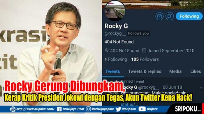 Video: Rocky Gerung Dibungkam, Kerap Kritik Presiden Jokowi dengan Tegas, Akun Twitter Kena Hack ...