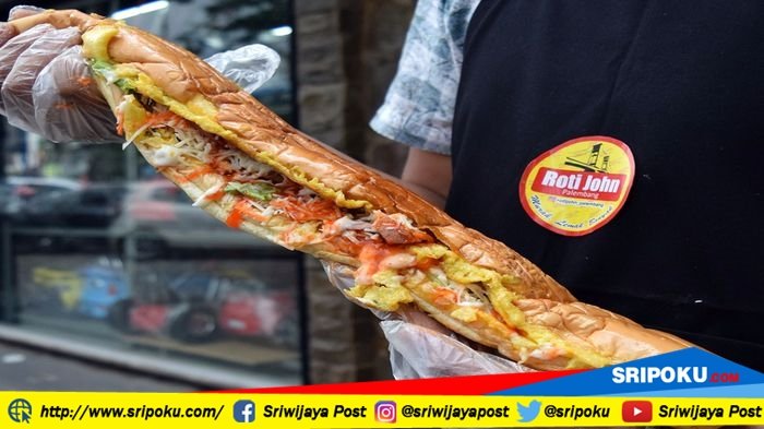 Roti John Palembang, Roti Monster Berukuran 50 Cm Jadi Makanan Kekinian ...