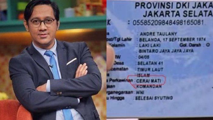 Candaan Lawas Andre Taulany bak Jadi Doa, Status Perkawinan Tertera di KTP Disorot, 2021 Sudah ...