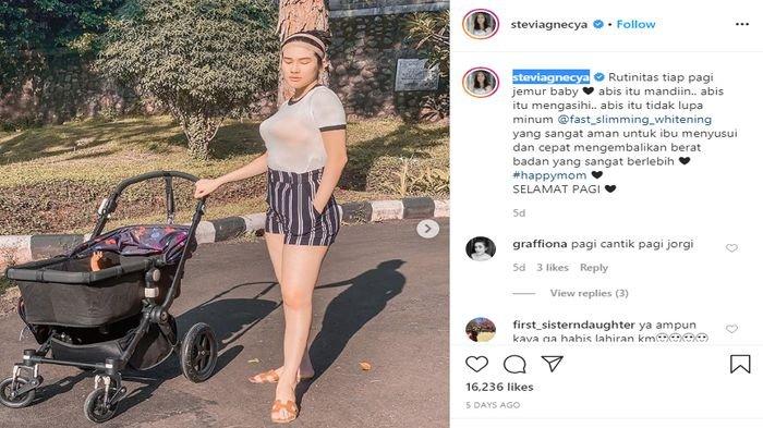 Kabar Terbaru Stevie Agnecya, Artis Cantik Ini Bungkam Mulut Warganet ...