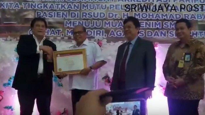 RSUD dr HM Rabain Muaraenim Raih Akreditasi Paripurna - Sripoku.com