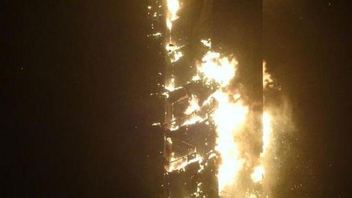 Gedung Pencakar Langit di Dubai Terbakar, Belum Ada Laporan Korban Jiwa ...