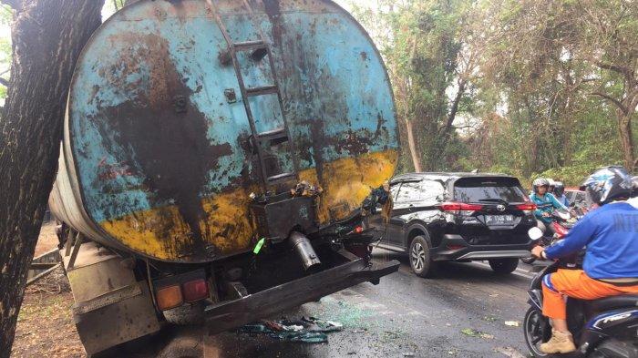 Kronologi Kecelakaan Tiga Truk Tangki di SPBU Golf, Si Sopir Syok Pasca Truknya Tabrak Pohon ...