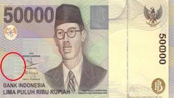 Masih Punya Uang Rp 50 Ribu Lama Gambar Sosok Berpeci dan Berkacamata ...