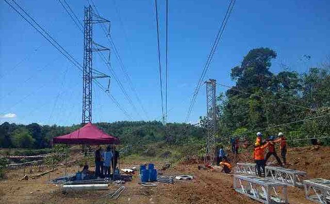 Temporary Tower Selesai Defisit Daya Listrik Berakhir - Sripoku.com