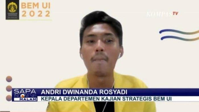 Berani Debut Luhut Soal Big Data, Ini Sosok Andri Dwinanda Aktivis BEM UI Kelahiran Makassar ...