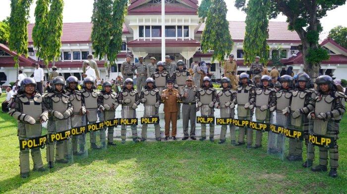Apel Siaga Pasukan Satpol PP Kota Palu, Hadianto Rasyid Janji Tambah ...