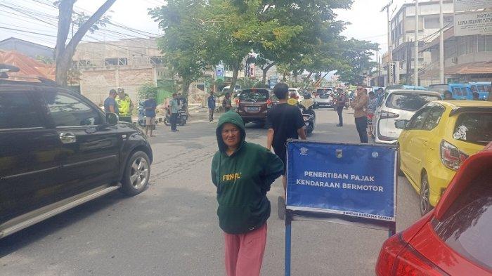 Bapenda Sulteng dan Samsat Gelar Razia Pajak Kendaraan Bermotor di Kota Palu - Tribunpalu.com