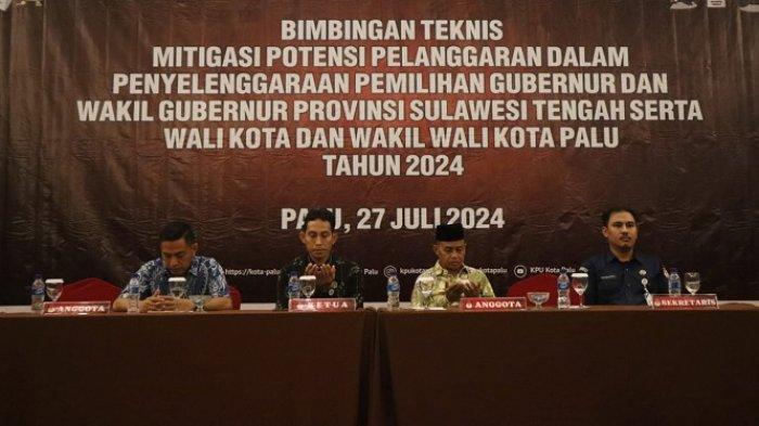 Bimtek, KPU Palu Gandeng Kejaksaan Bahas Potensi Pelanggaran Pilkada 2024 - Tribunpalu.com