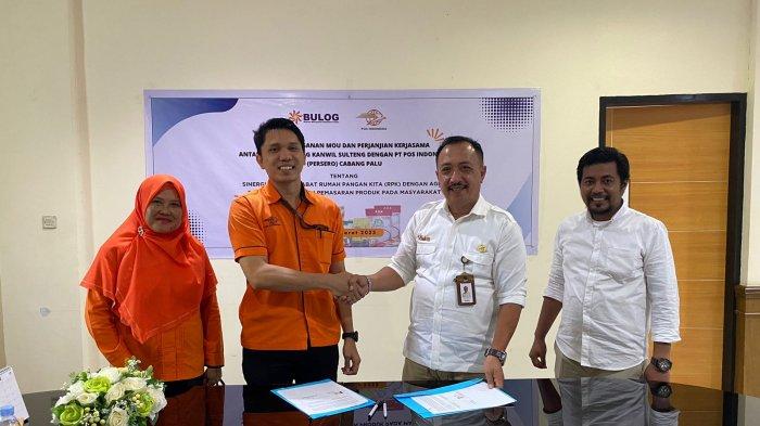 Bulog Sulteng dan PT Pos Teken PKS Perluas Jaringan Distribusi Pangan ke Warga - Tribunpalu.com