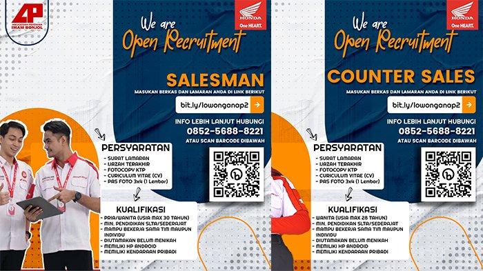 CV Anugerah Perdana Imam Bonjol Buka Lowongan Kerja di 3 Posisi, Terbuka bagi Lulusan SMA dan D3 ...