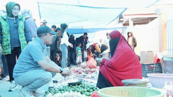 Blusukan ke Pasar Bente, Iksan Ingin Buat Pasar Lebih Nyaman untuk Warga Morowali - Tribunpalu.com