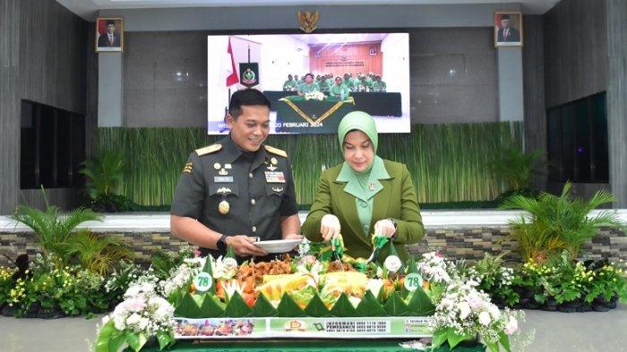 Danrem 132/Tadulako Hadiri Syukuran HUT Persit Ke-78 di Kota Palu - Tribunpalu.com