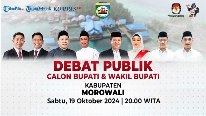 Debat Publik Perdana Pilkada Morowali 2024 Disiarkan Kompas TV Besok, Berikut Pembahasannya ...