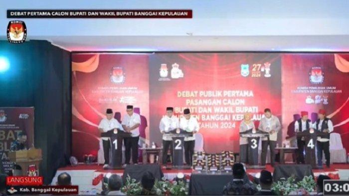Debat Publik Pertama Pilkada Banggai Kepulauan 2024 Selesai, KPU: Wadah Informasi Bagi ...